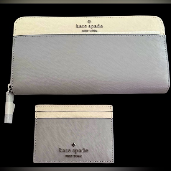 kate spade | Bags | Kate Spade Zip Full Size Wallet Card Holder Bundle ...